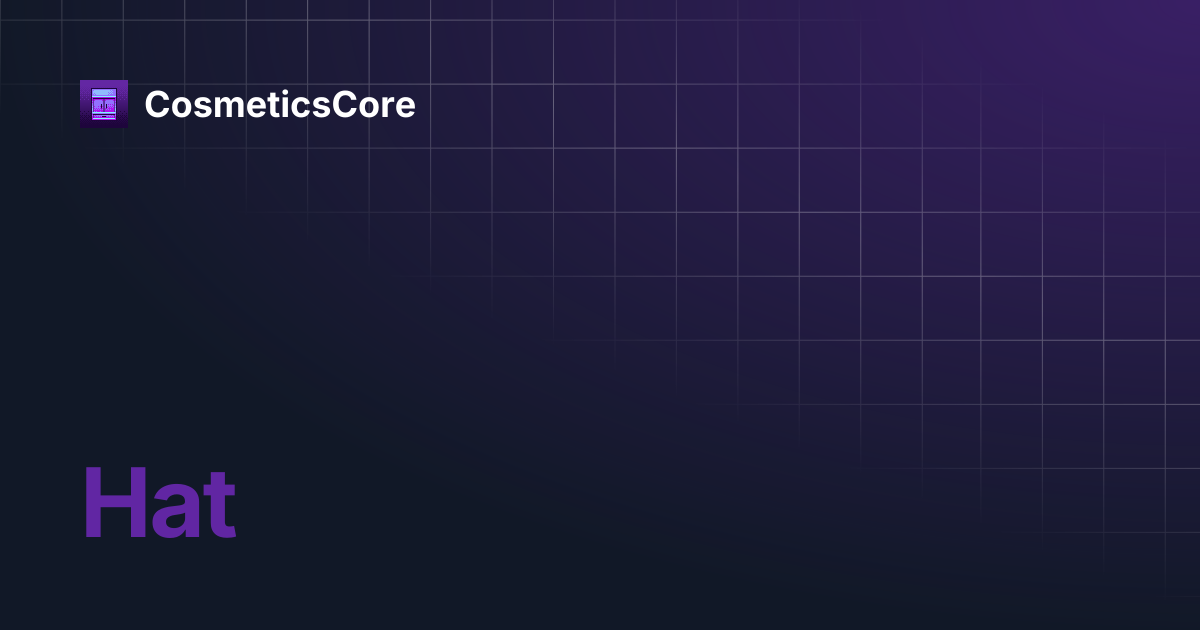 Hat | CosmeticsCore