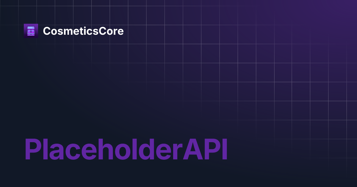 PlaceholderAPI | CosmeticsCore